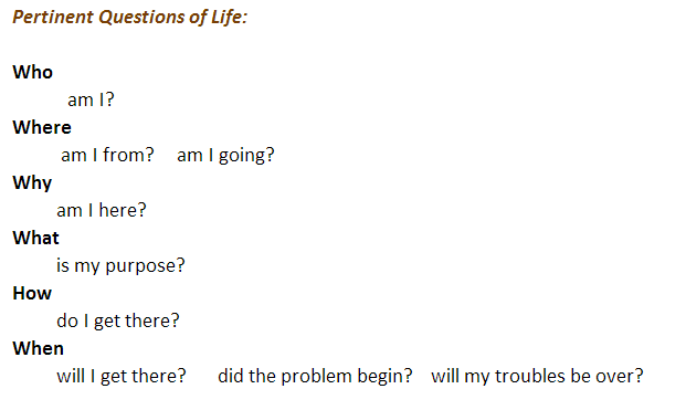 Logical Resolving Explanation for the mysteries of Life - Requirement ...